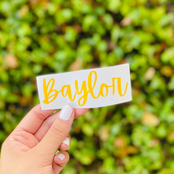 Baylor Decal - Etsy