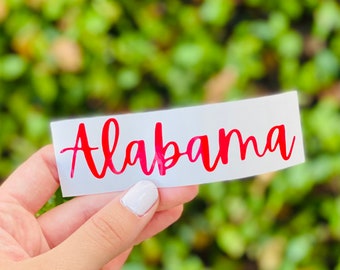 Alabama Crimson Tide 12 Premium Vinyl Decal Licensed NCAA - Etsy
