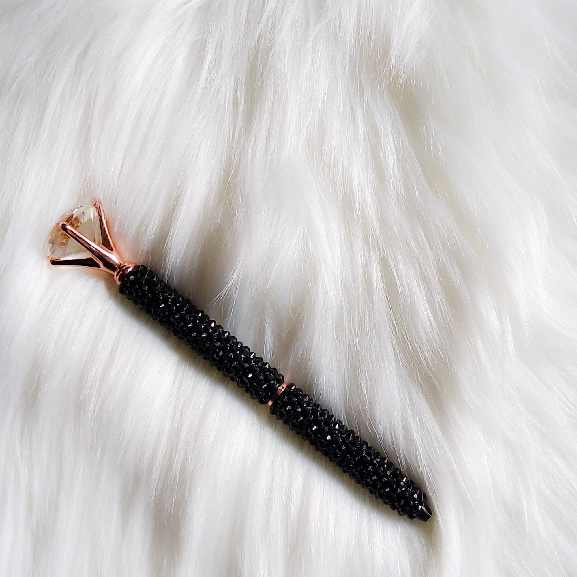 Black Bling Diamond Pen, Rhinestone Pen, Bling Pen - Etsy