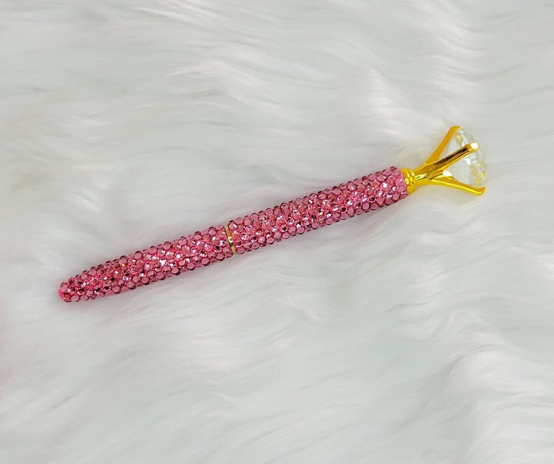 Pink Bling Diamond Pen, Rhinestone Pen, Bling Pen - Etsy
