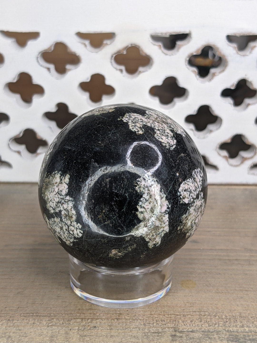 Snowflake Obsidian Sphere, Snowflake Obsidian Orb, Snowflake Obsidian ...