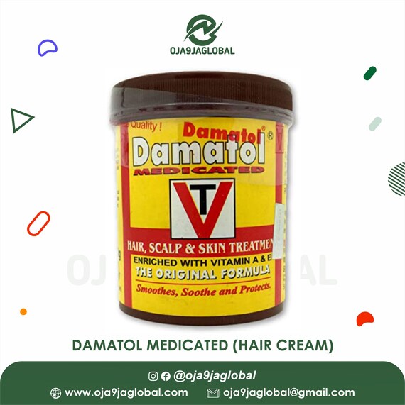 Damatol Hair Cream Medicated Hair Skin Treatment Hair - Etsy