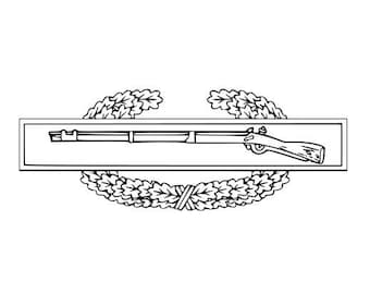Army Combat Infantry Badge Digital File SVG PNG JPG - Etsy