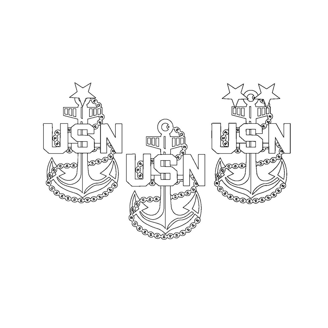 Navy Chief Petty Officer Insignia Collection - Etsy UK