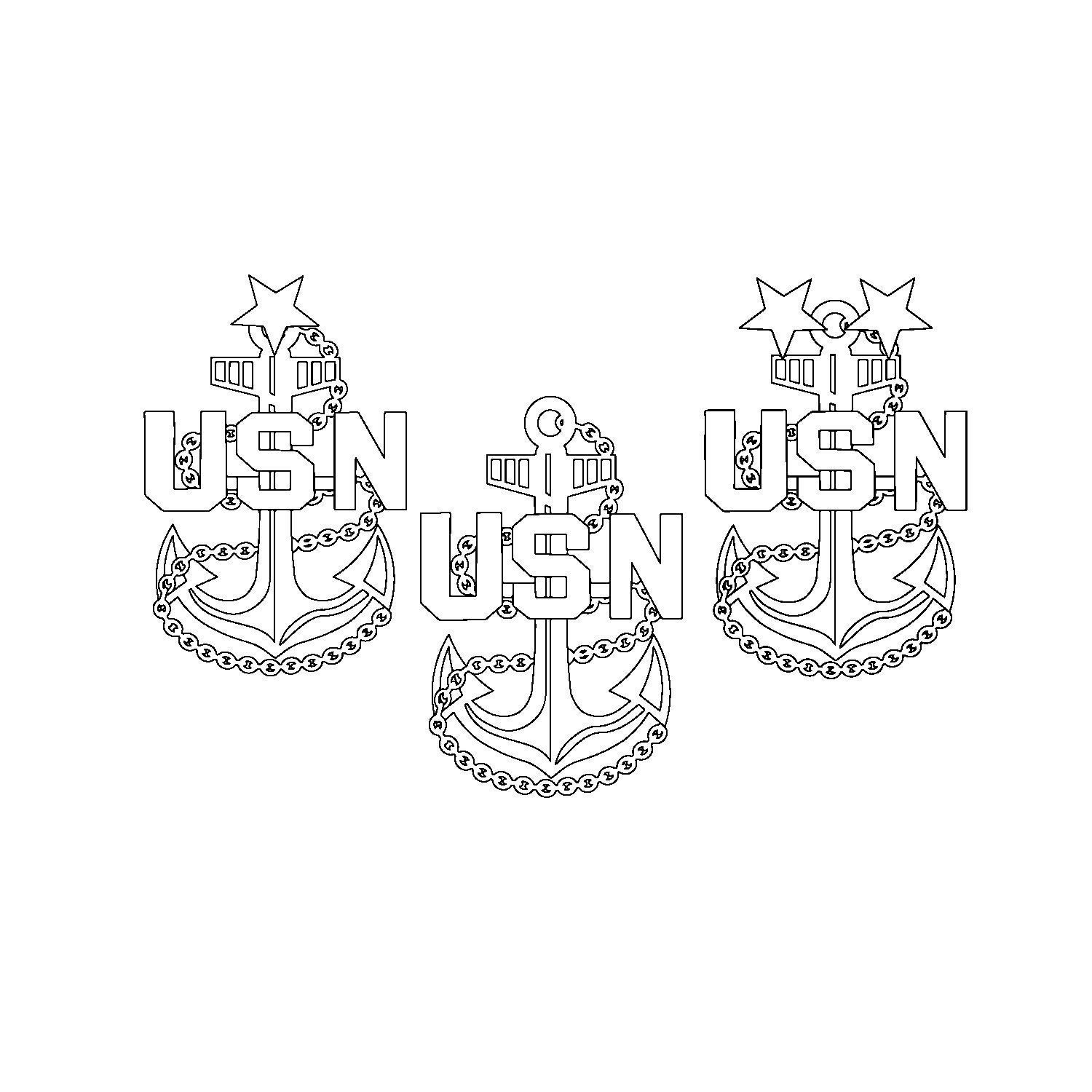 Navy Chief Petty Officer Insignia Collection - Etsy