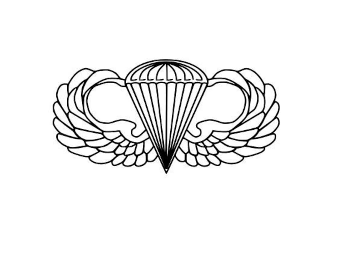 United States Army Airborne Parachutist Badge - Etsy