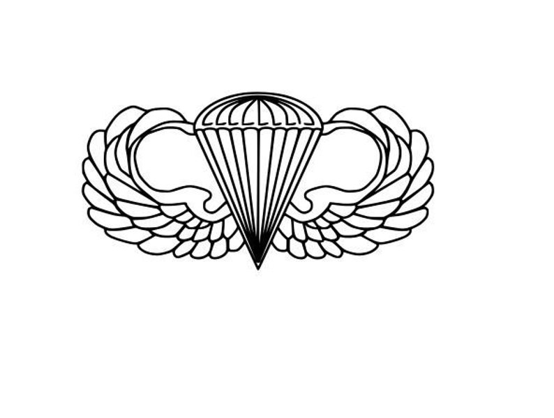 United States Army Airborne Parachutist Badge - Etsy