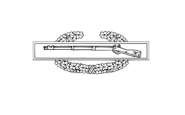 Combat Infantry Badge Tattoo
