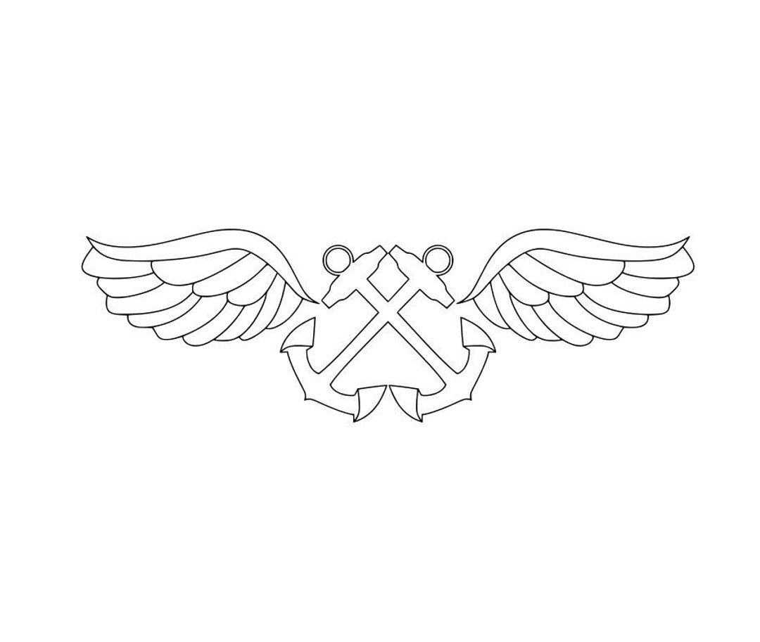 United States Navy Aviation Boatswain's Mate (AB) Rating Badge - Etsy