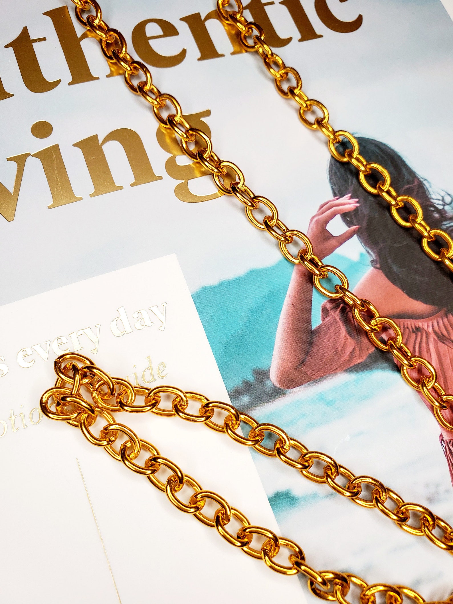 Oval Link Mask Chain Holder Mask Lanyard Womens Face Mask - Etsy