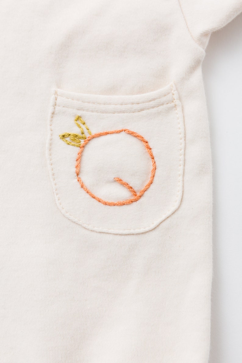Just Peachy Organic Cotton Onesie - Etsy