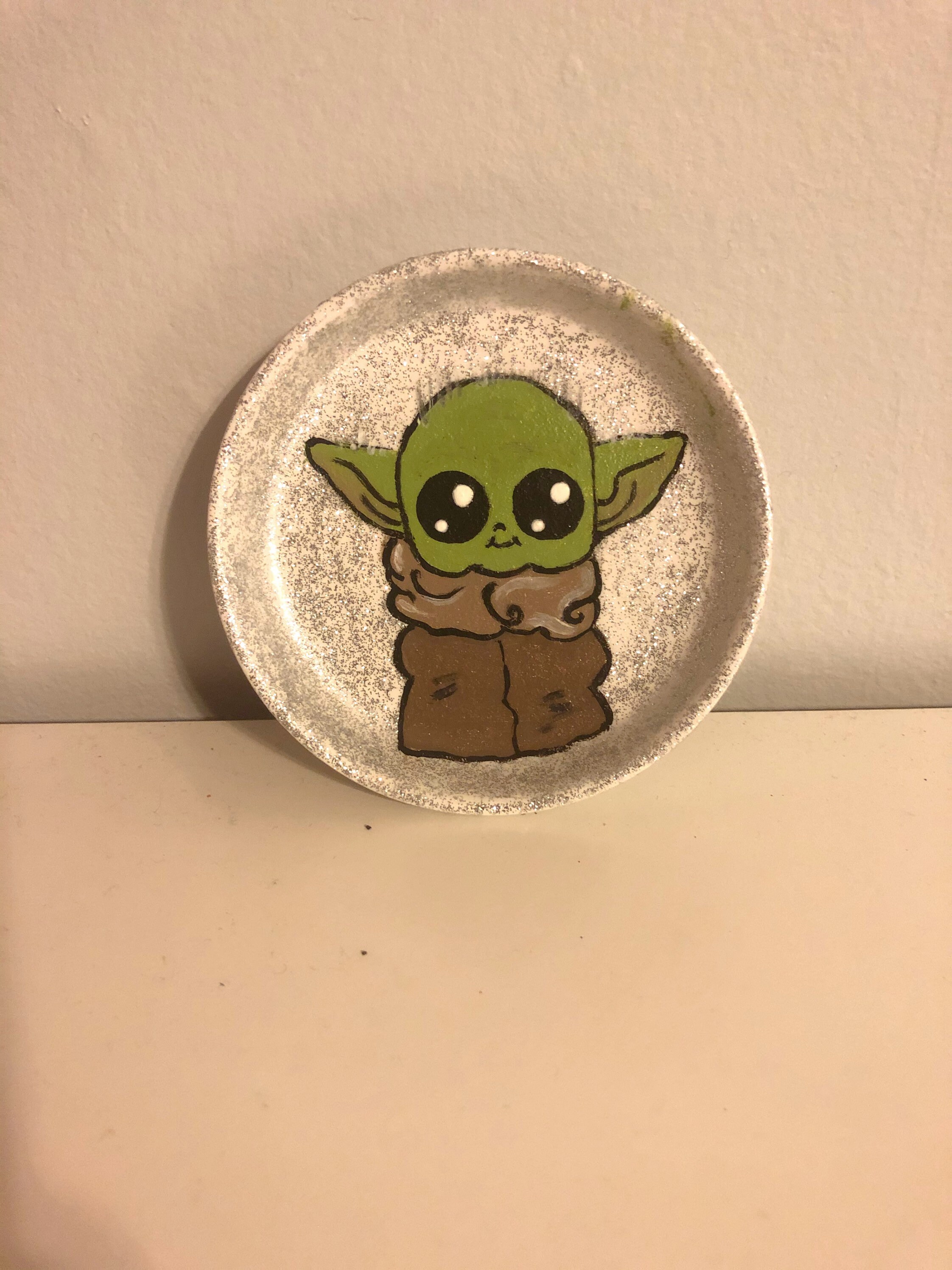 Baby Yoda Grogu inspiriert Ring Trinket Schale | Etsy