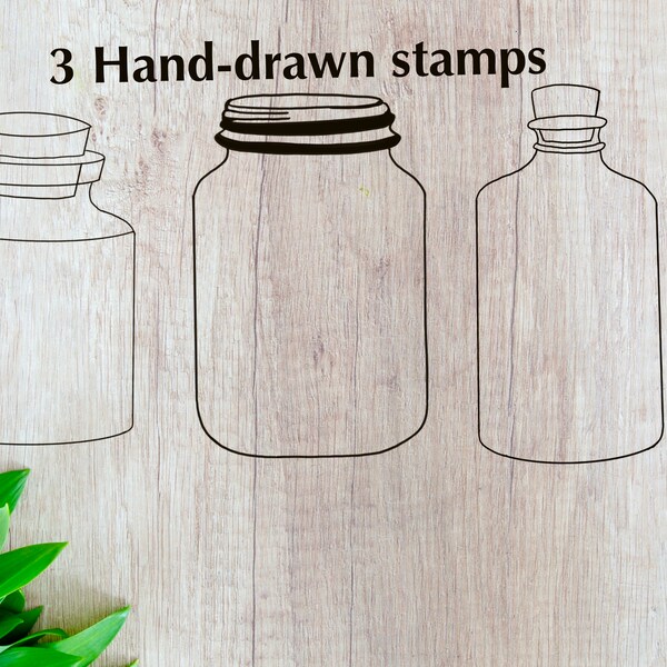 Mason Jar Stamps - Etsy