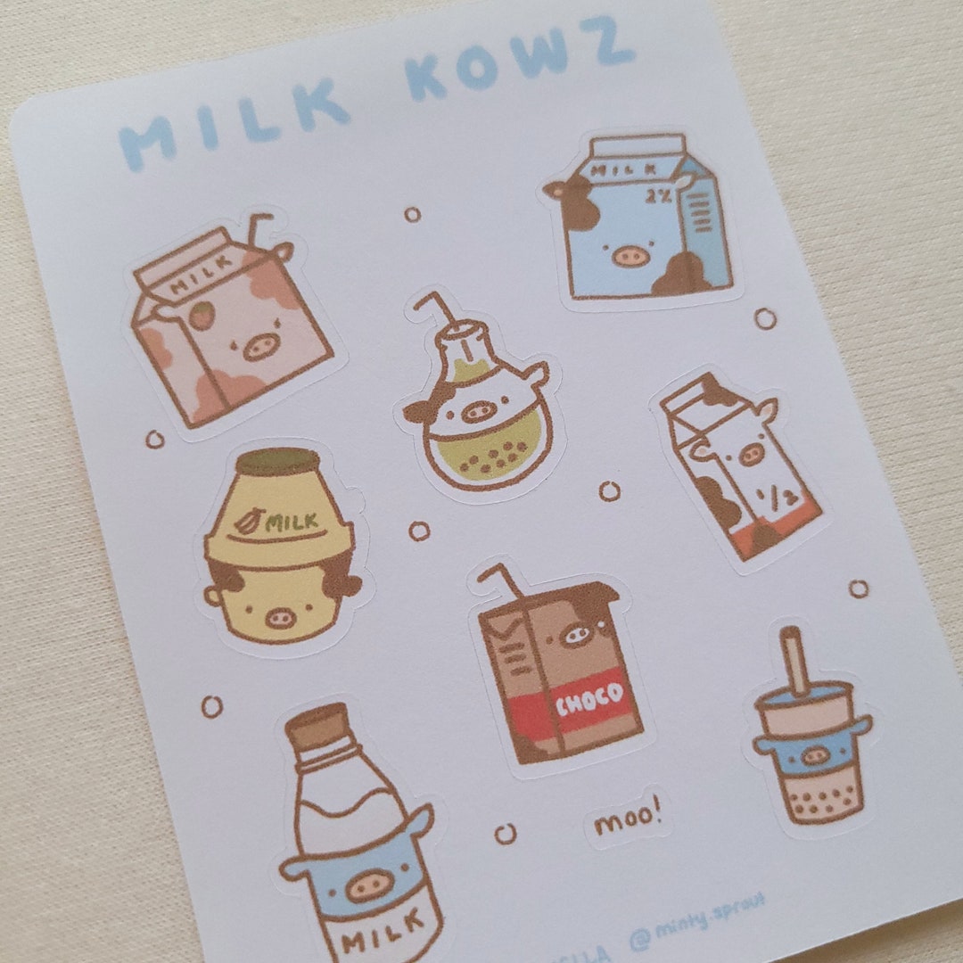 Milk Cow Stickers - Etsy