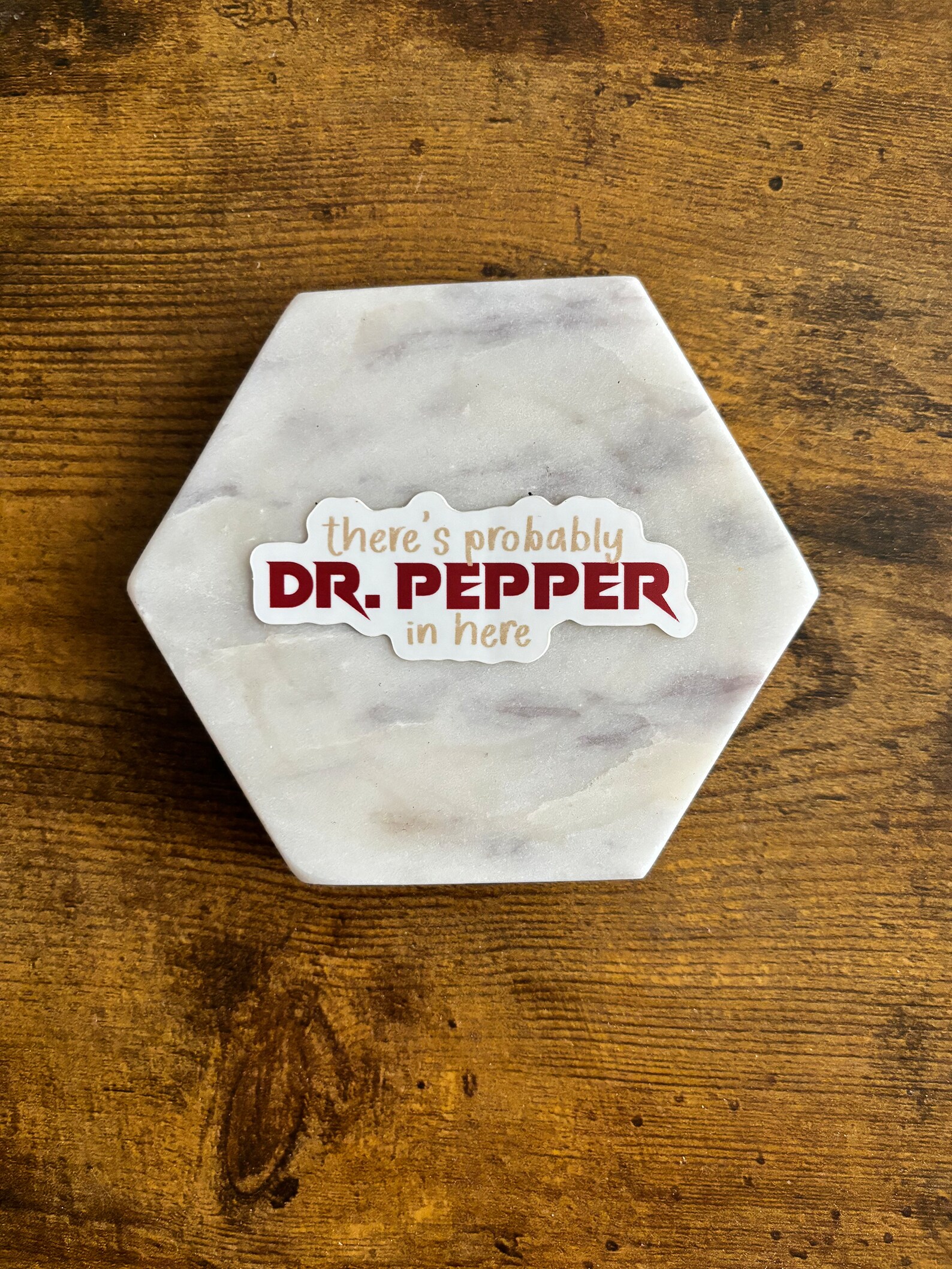 Dr Pepper Sticker // Die Cut Sticker, Waterproof Sticker, Matte Sticker ...