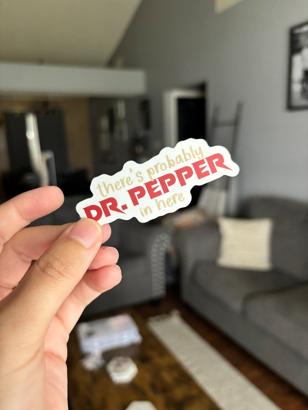 Dr Pepper Sticker // Die Cut Sticker, Waterproof Sticker, Matte Sticker ...