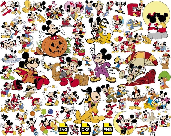 Mouse Svg Bundle for Silhouette Cut File - Etsy