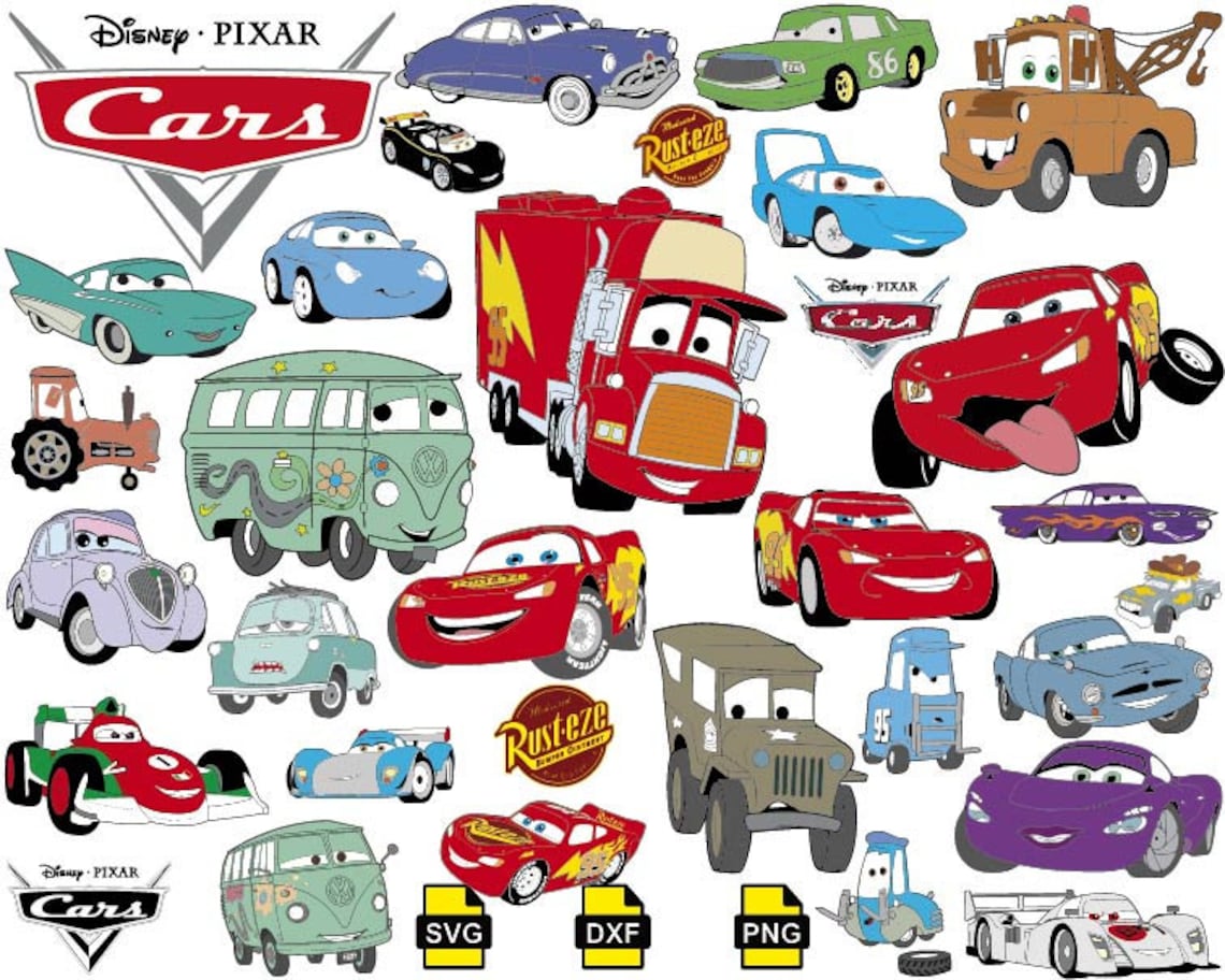 Cars Svg Bundle Svg Cars Printable Cars Silhouette - Etsy