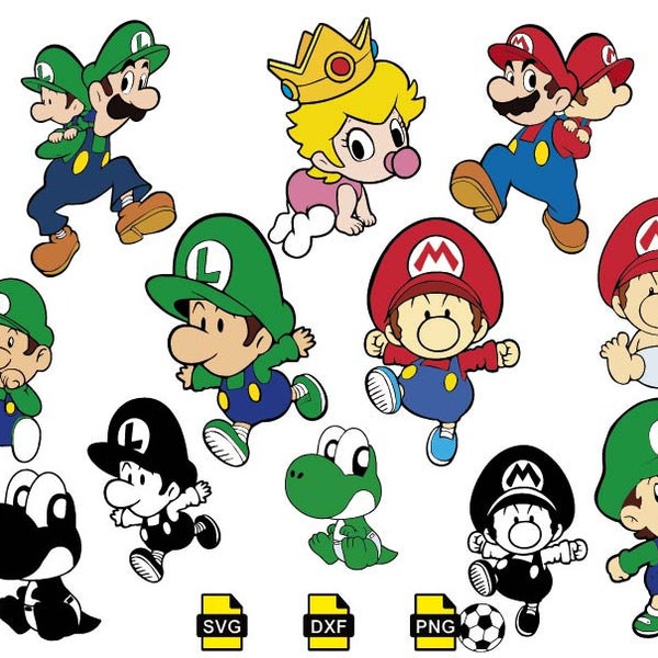 Baby Mario - Etsy