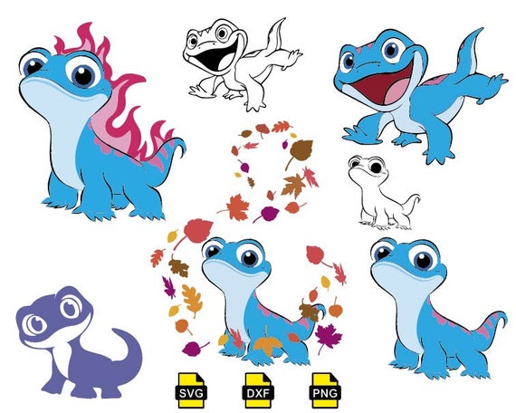 Salamander Bruni Svg Salamander Svg for Cricut and - Etsy