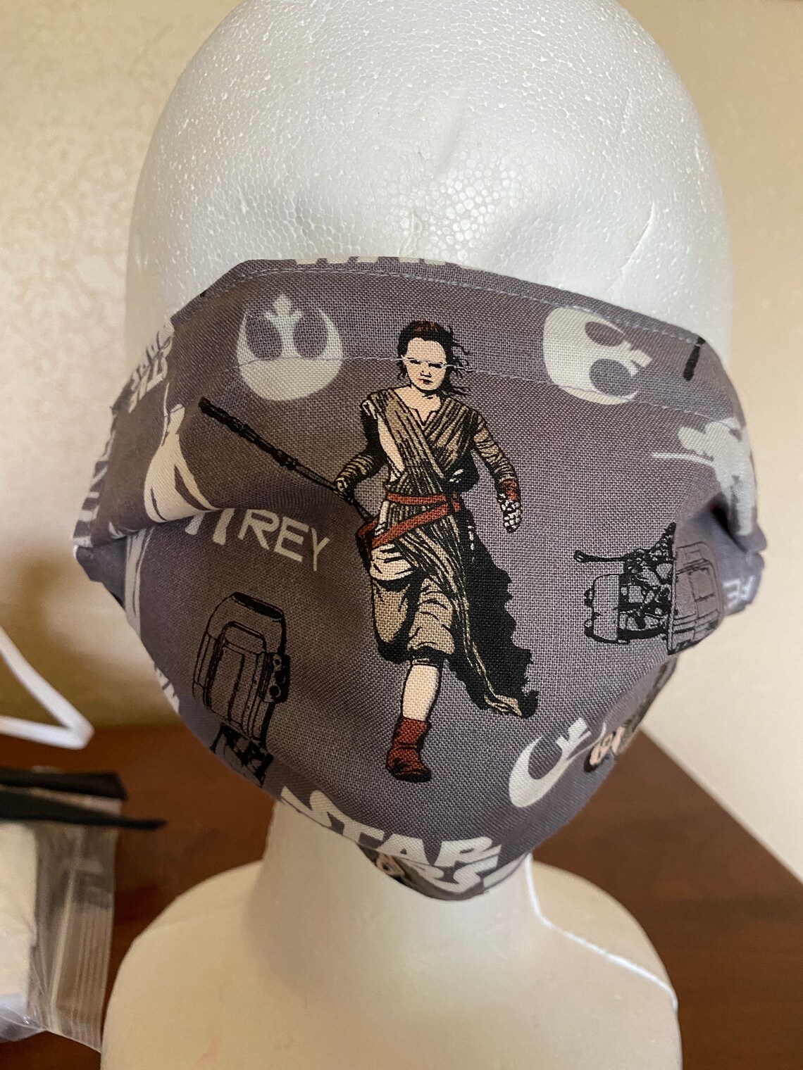 Mask Star Wars Rey With Optional Filter Pocket - Etsy