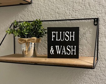 Bathroom Mini Sign - Etsy