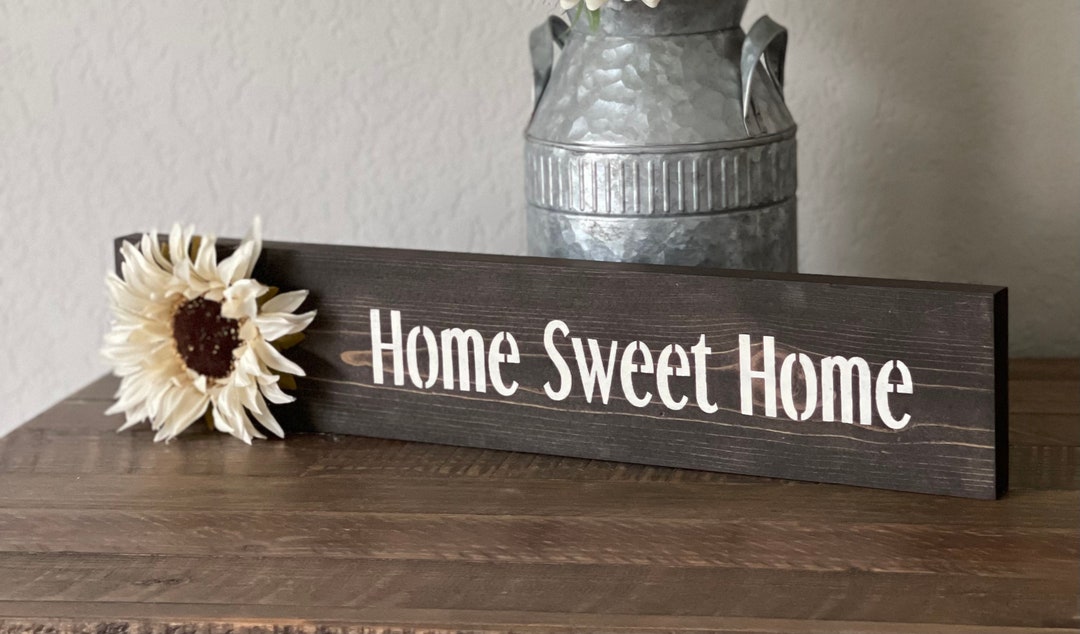 Sunflower Sign, Sunflower, Home Sweet Home, Sunflower Wooden Decor ...