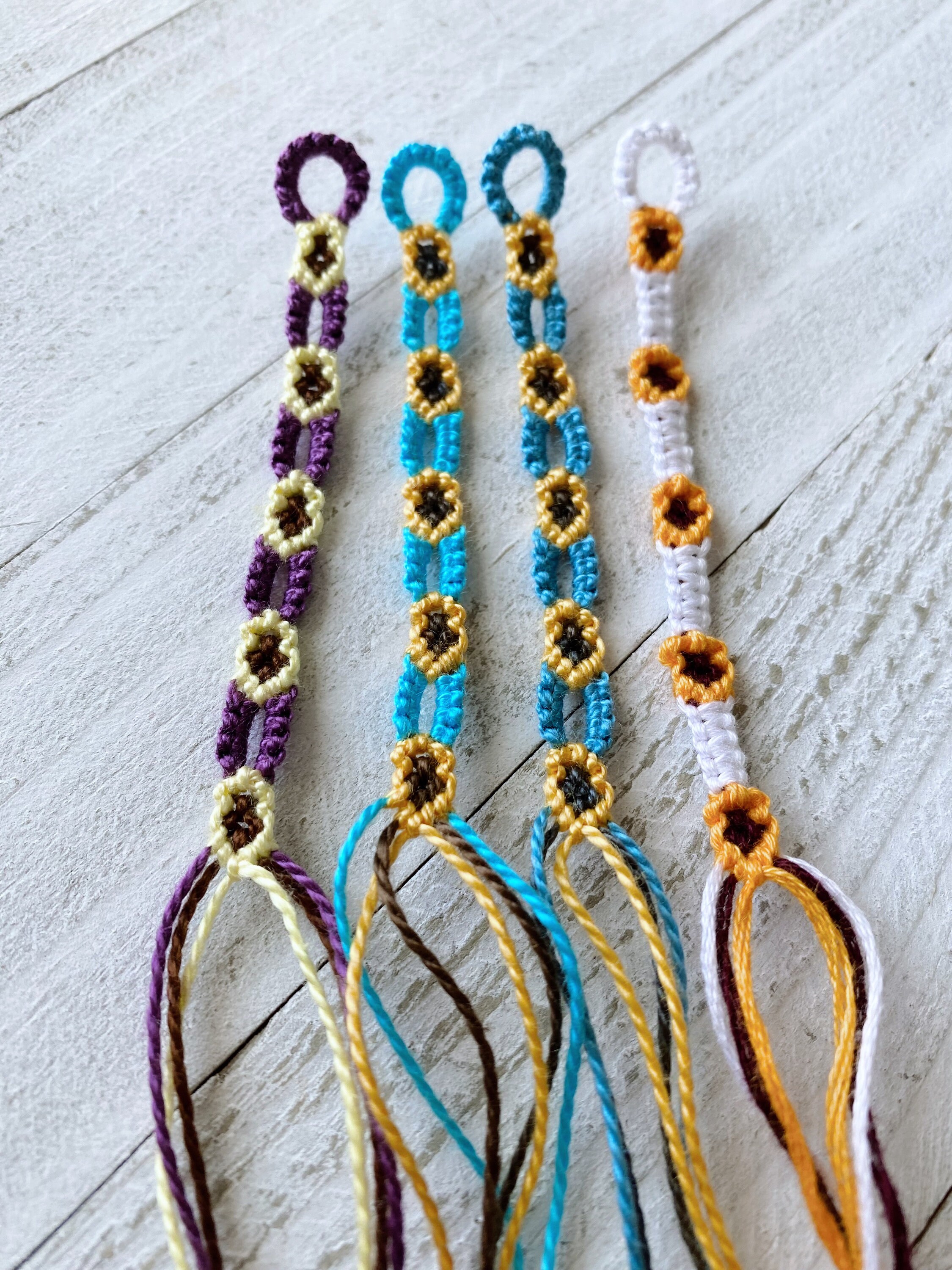 Handcrafted Custom Sunflower Chain Bracelet - Tiedwithlovebyae ...