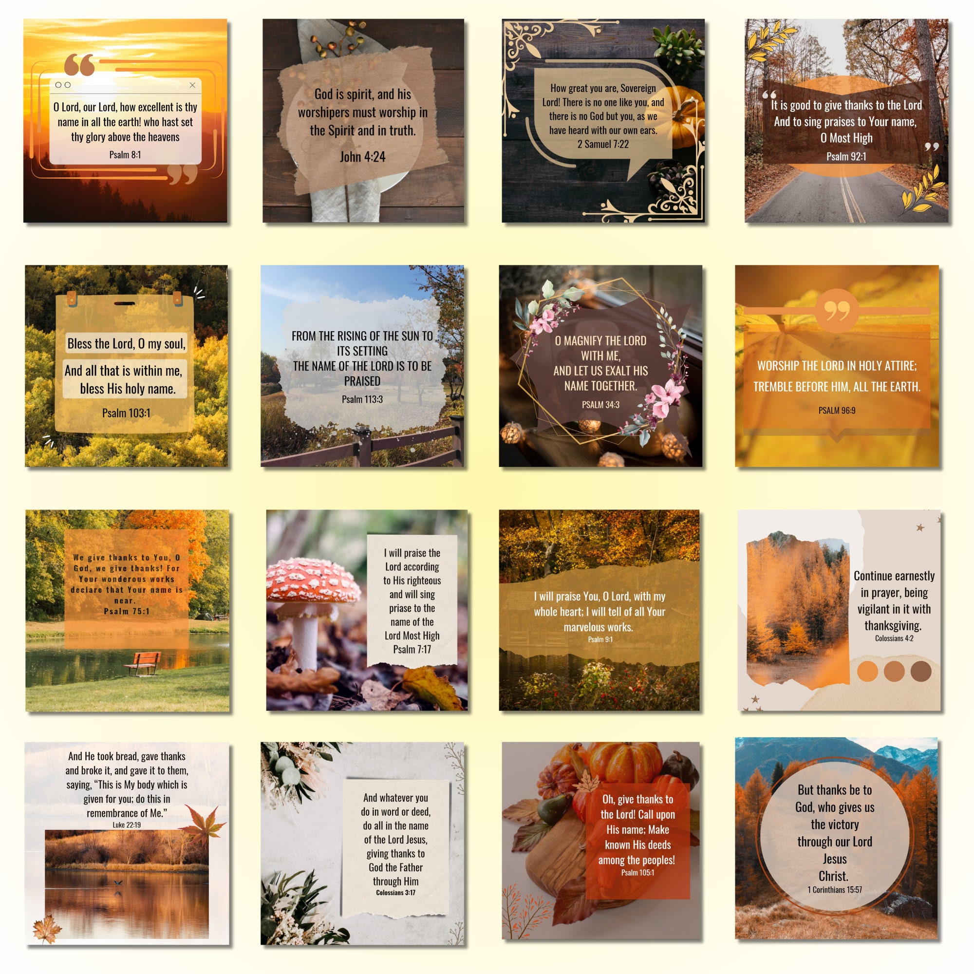 Christian Instagram Post Templates | Bible Verse Templates, God ...