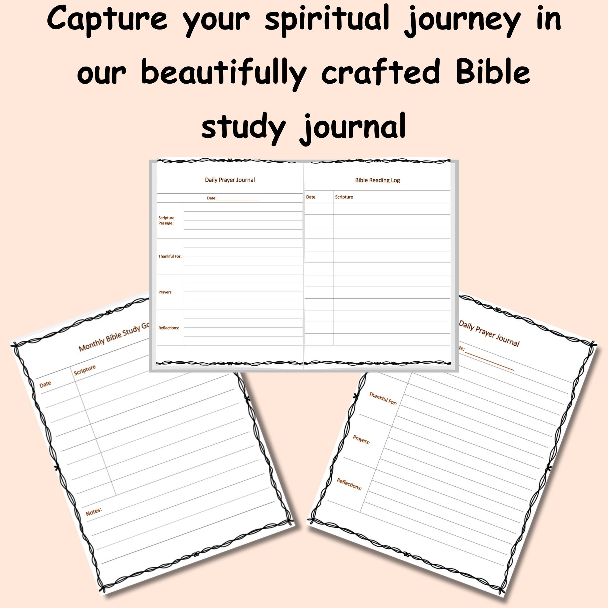 Bible Scripture Study Template, Printable Bible Scripture Study, Bible ...
