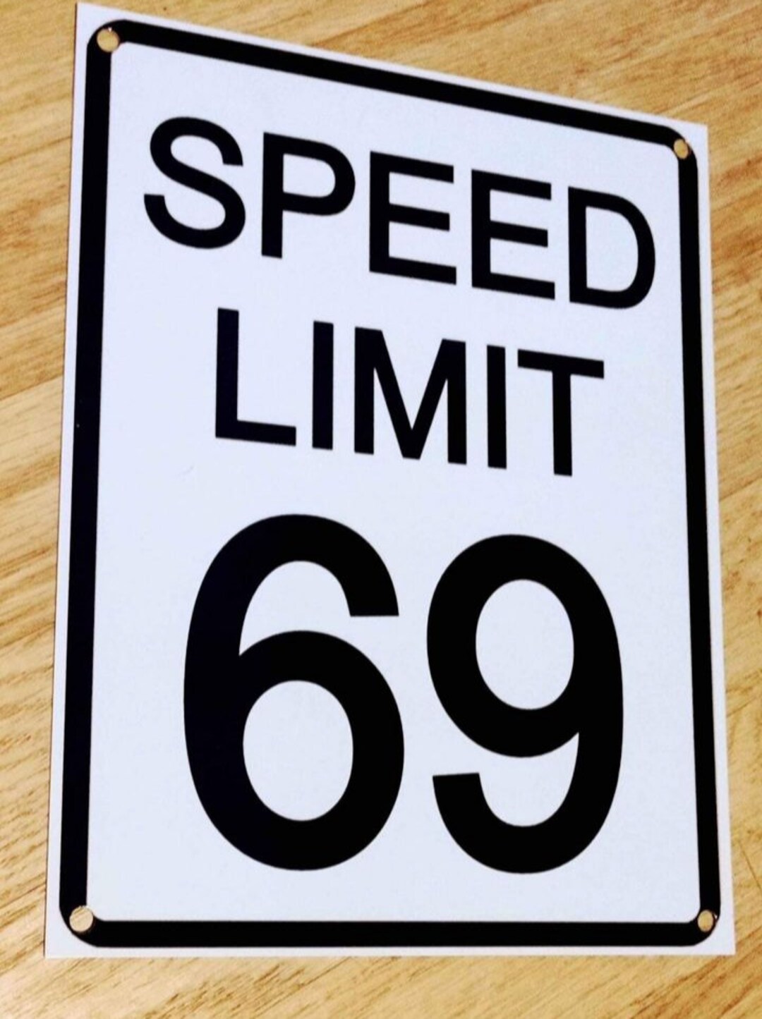 Speed Limit 69 ... Whimsical Metal Sign - Etsy