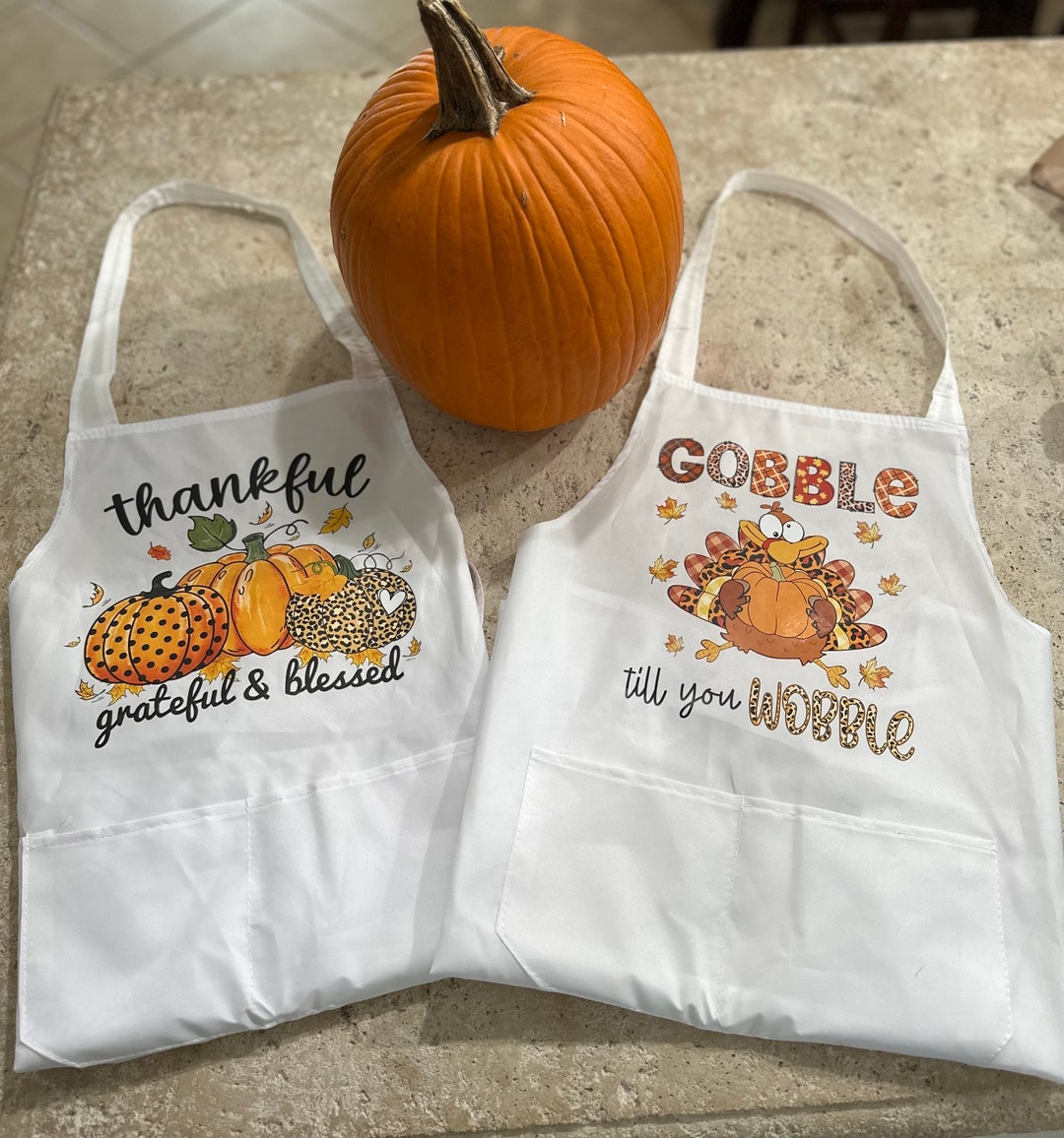Thanksgiving Apron, Apron, Hostess Gift, Thanksgiving, Fall Apron ...