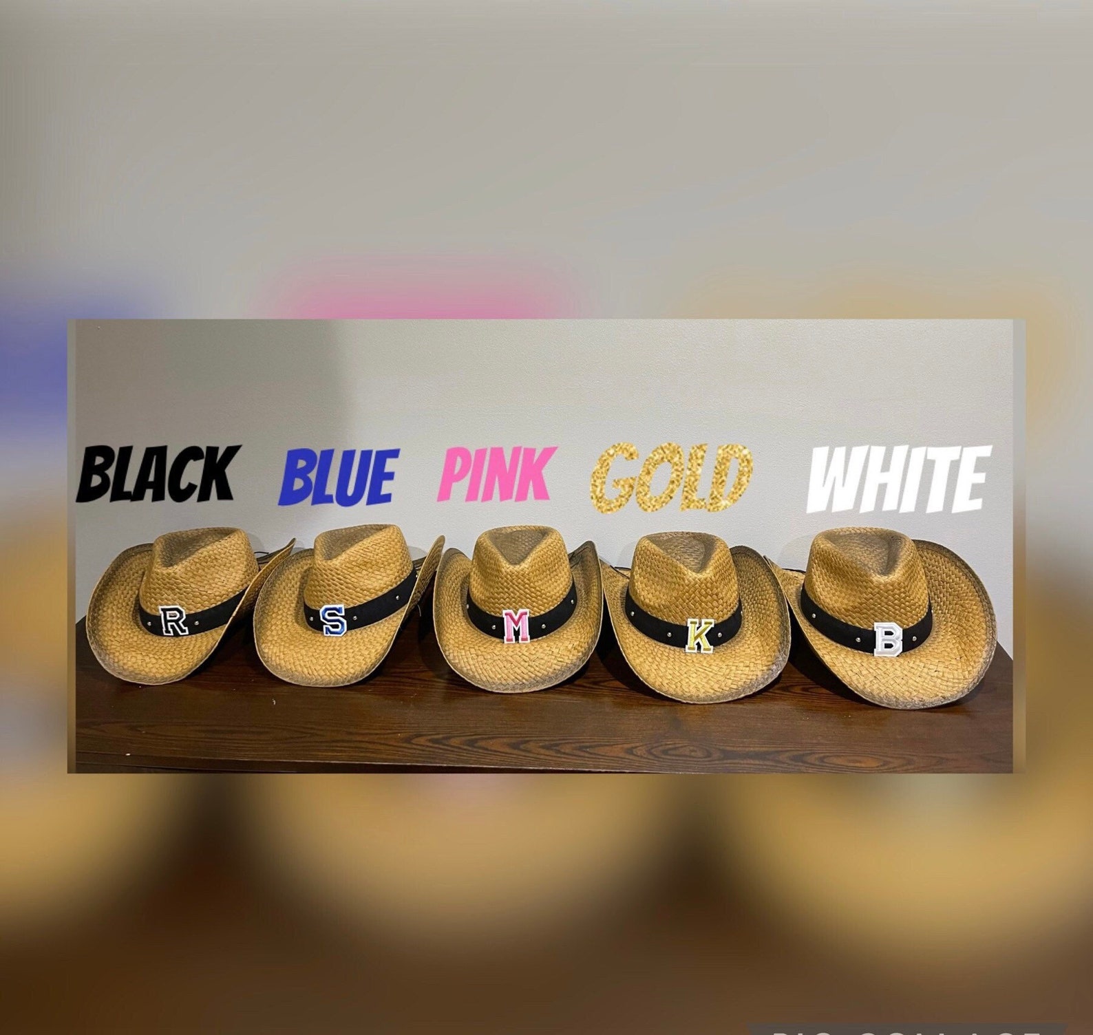 Personalized Cowboy Hat Cowgirl Hat Customized Cow Boy Hat - Etsy