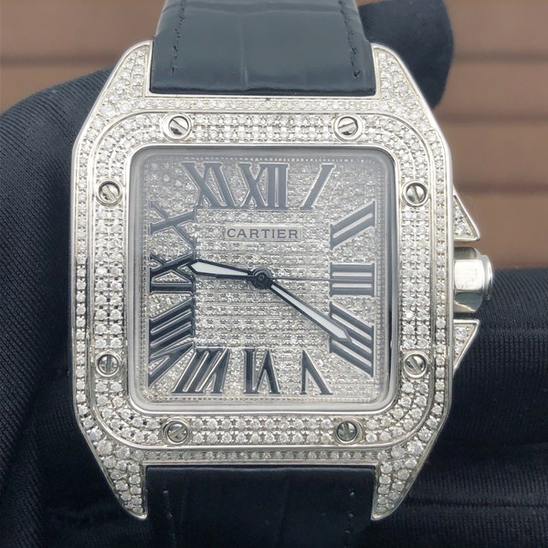 Moissanite Cartier Watch - Etsy