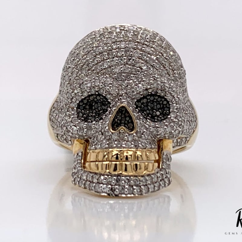 Mens Skull Ring - Etsy