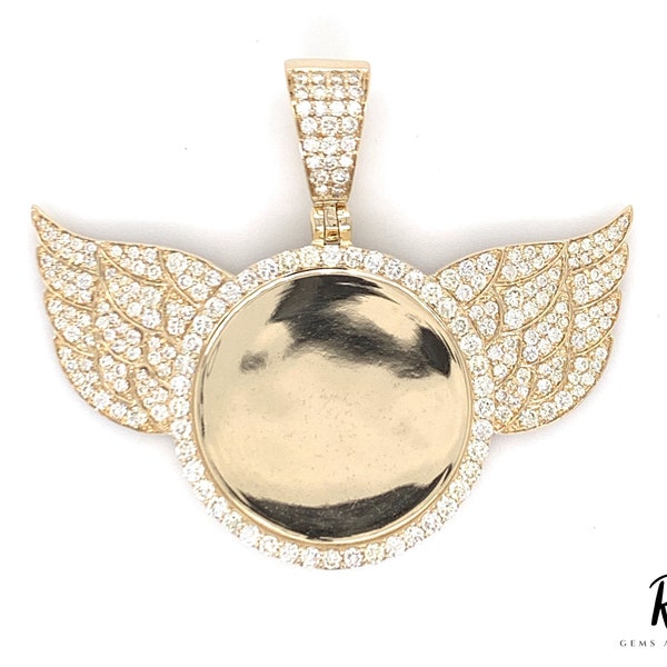 Circle Chain With Wings Silver - Etsy