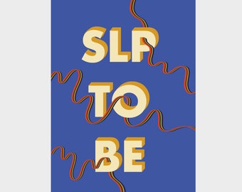 Cute Slp Poster - Etsy