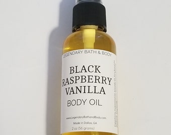 Raspberry Body Oil - Etsy
