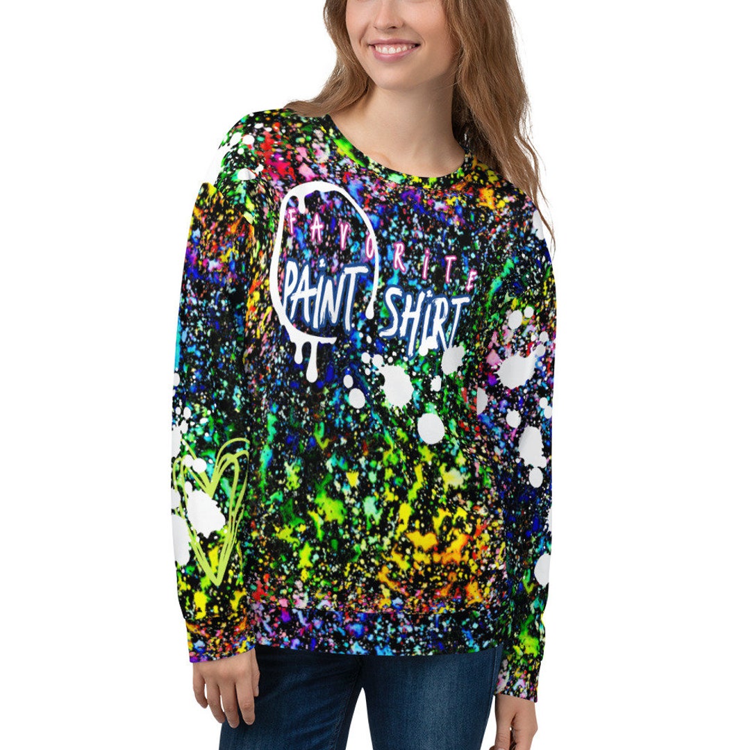 Ultimate Paint Splatter Sweatshirt Epic Artist Gift - Etsy