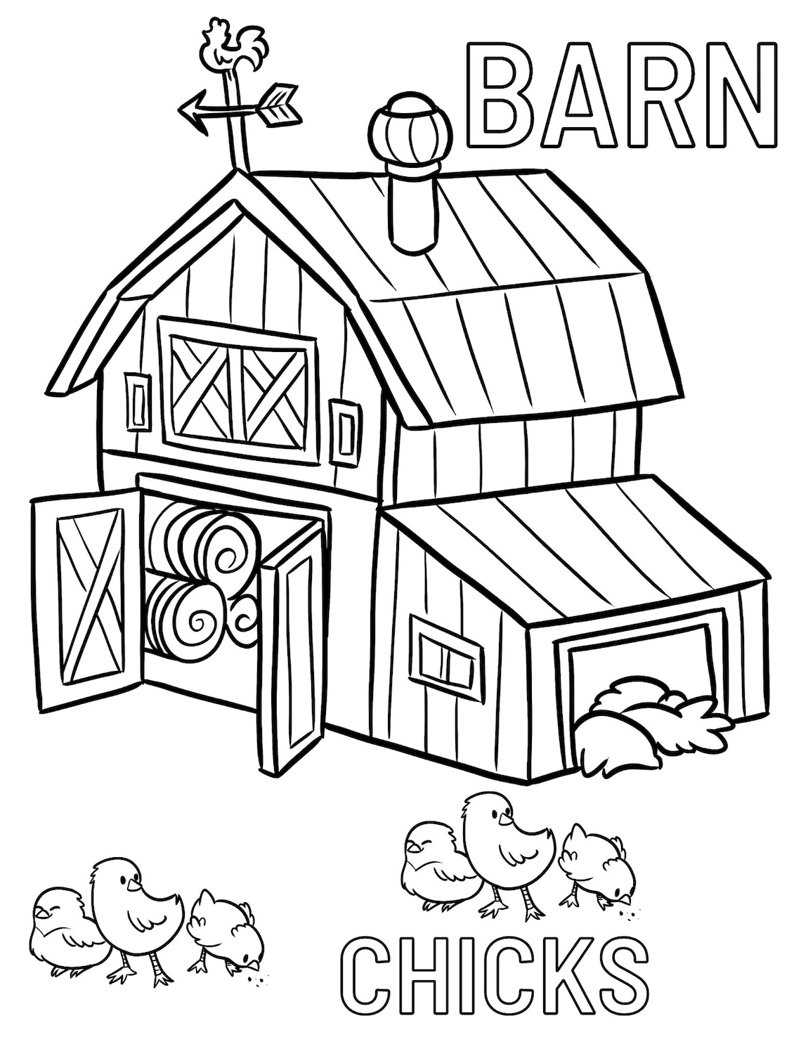 Animal Coloring Sheets - Etsy