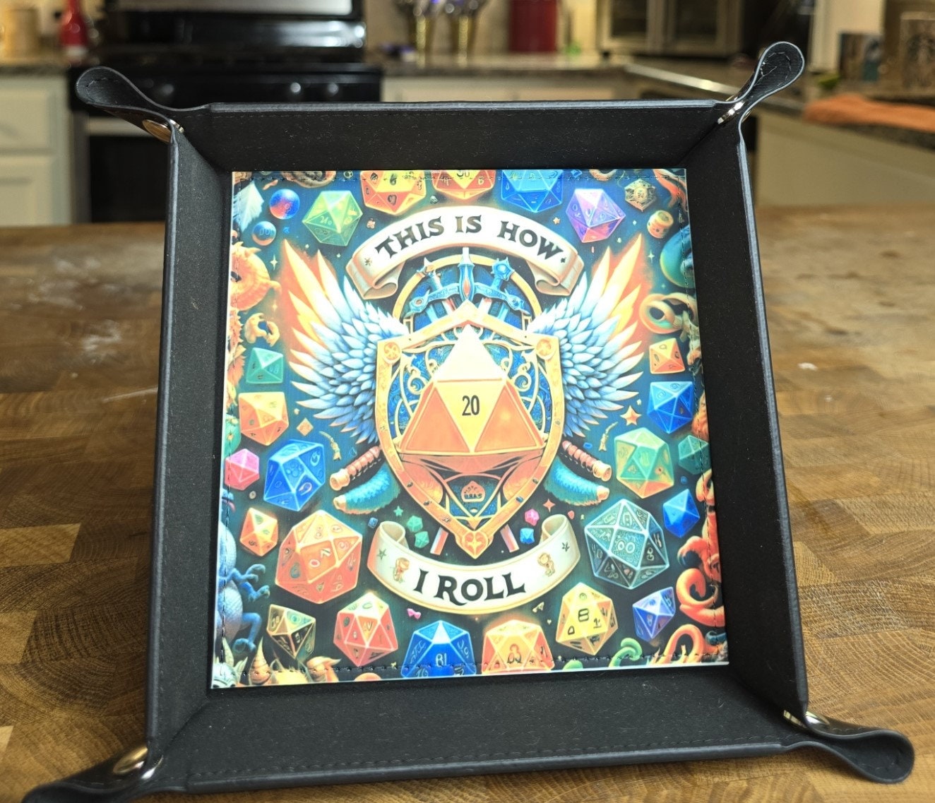 D&D, Dice Box, Dragon, Gaming, Board Game, Warcraft, Leather Box, Dice ...