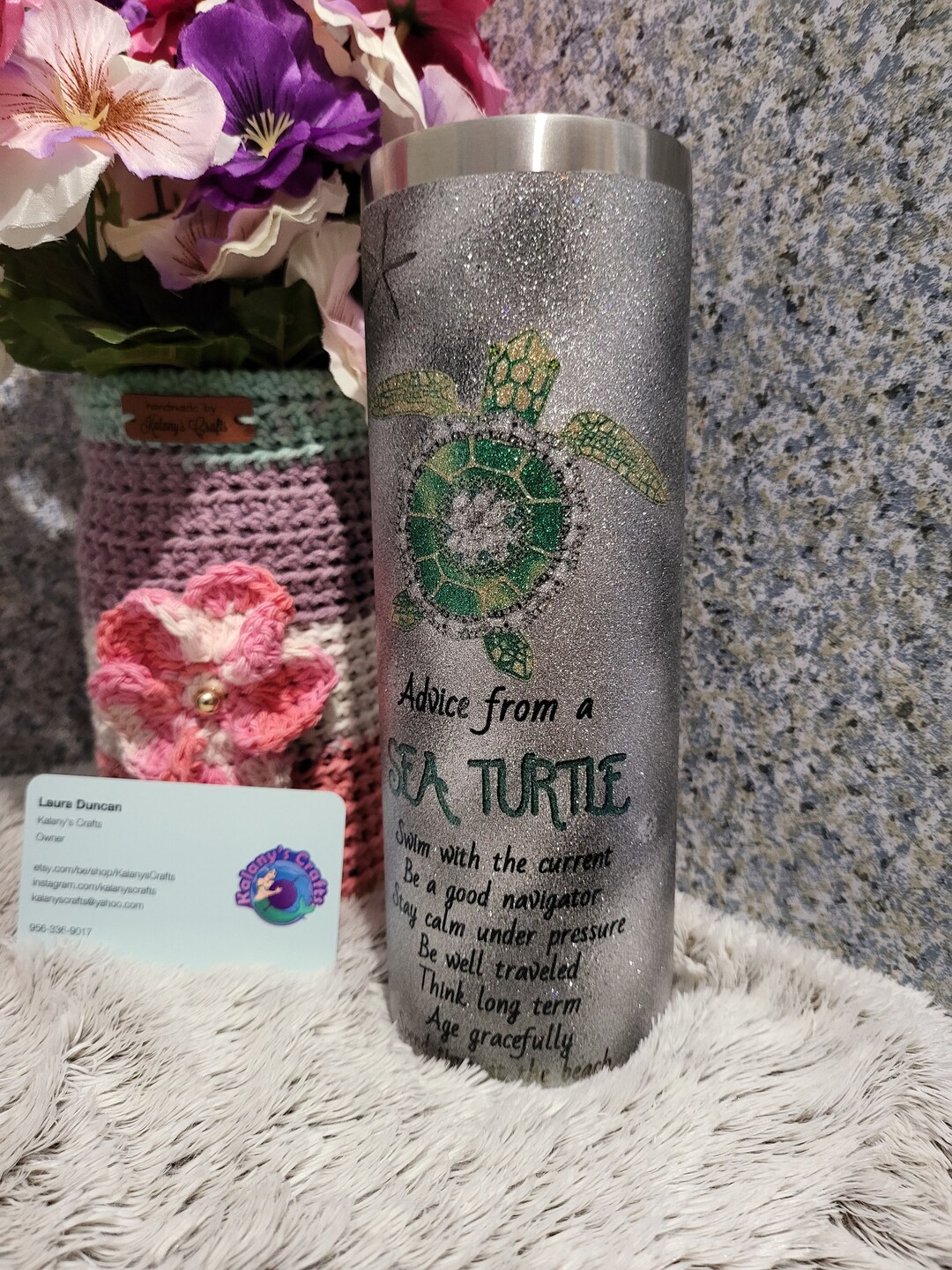 Glitter Sea Turtle - Etsy