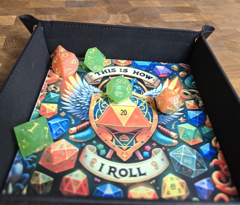 D&D, Dice Box, Dragon, Gaming, Board Game, Warcraft, Leather Box, Dice ...