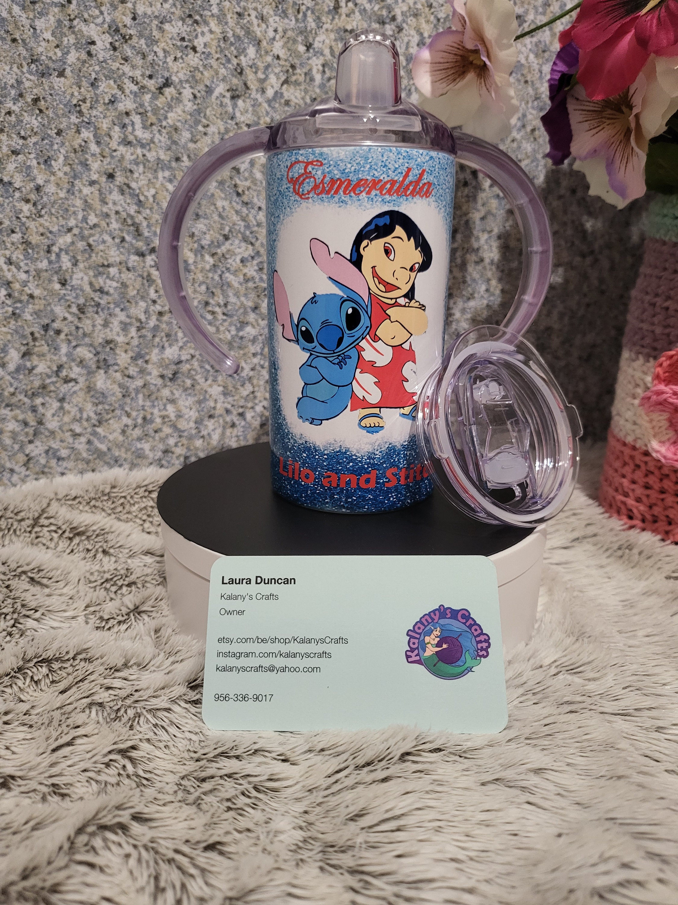 Stitch Sippy Cup - Etsy