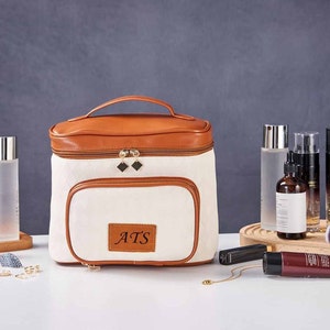 Personalized Cosmetic Bag, Large Travel Jewelry Storage Bag, Makeup ...