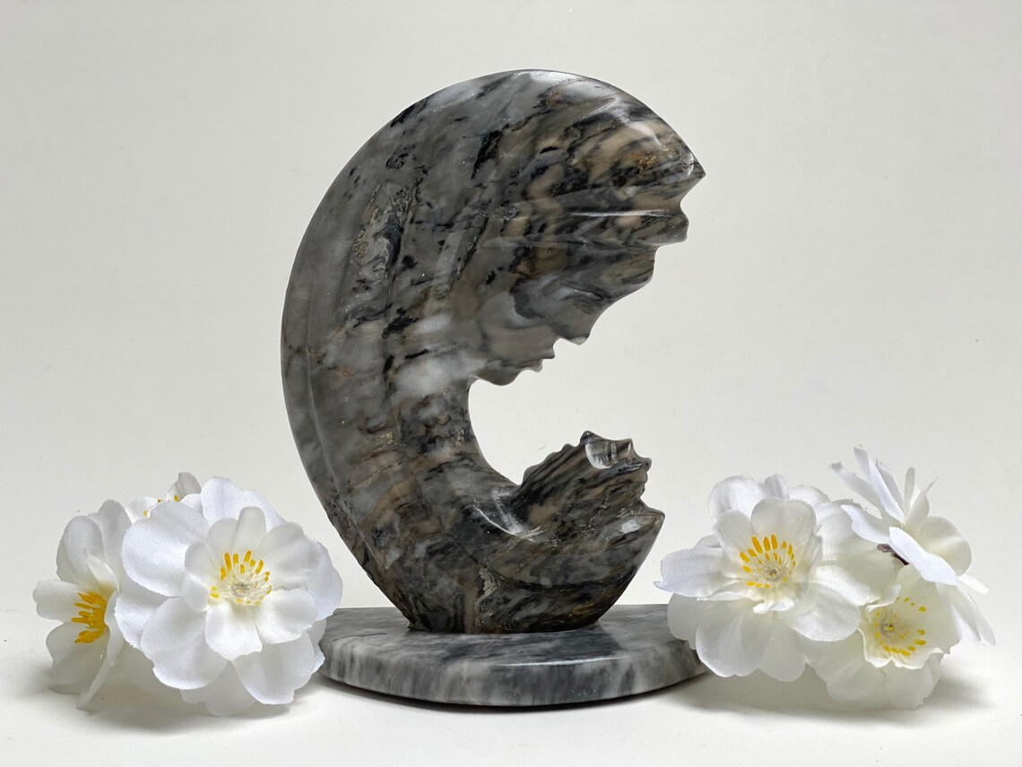 Mother and Baby Carved Marble Figurine. Mother and Child - Etsy