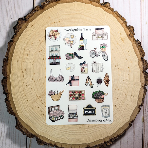 Paris Sticker - Etsy