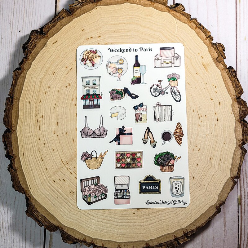 Paris Sticker - Etsy