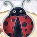 Ladybug Die Cut Sticker, Insect Bug Decal, Decorate Laptops, Notebooks ...