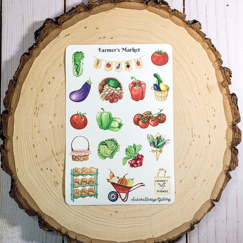 Farmer Sticker - Etsy